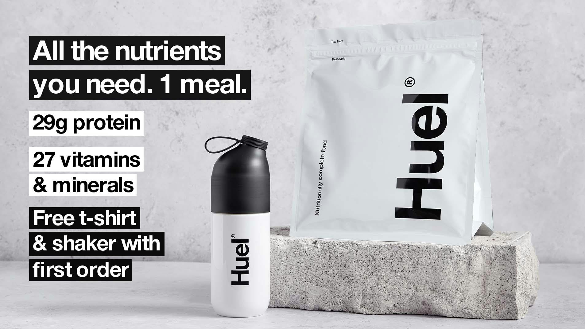 Huel Powdered Food - Fast food, not junk food